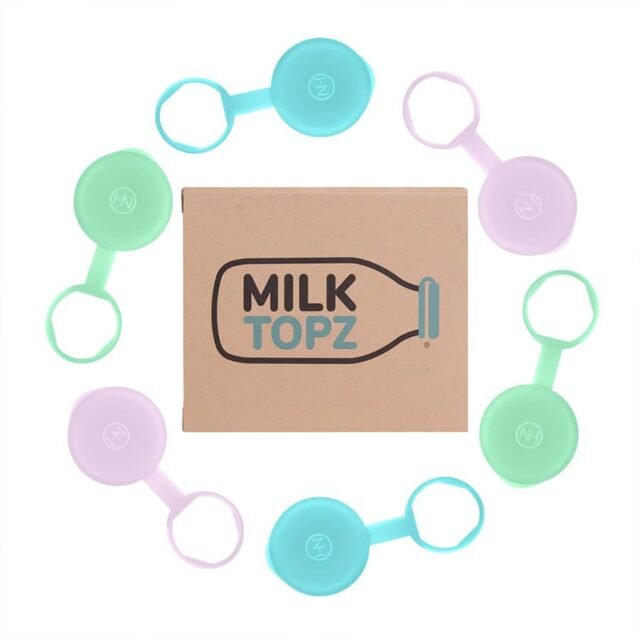 Pastel Silicone Bottle Tops | Milk Topz